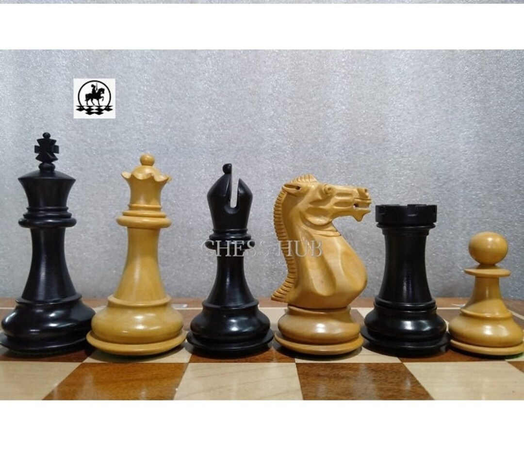 1950 Moscow Chess Pieces Only, Weighted Chess Set, Luxury Chess Set ...