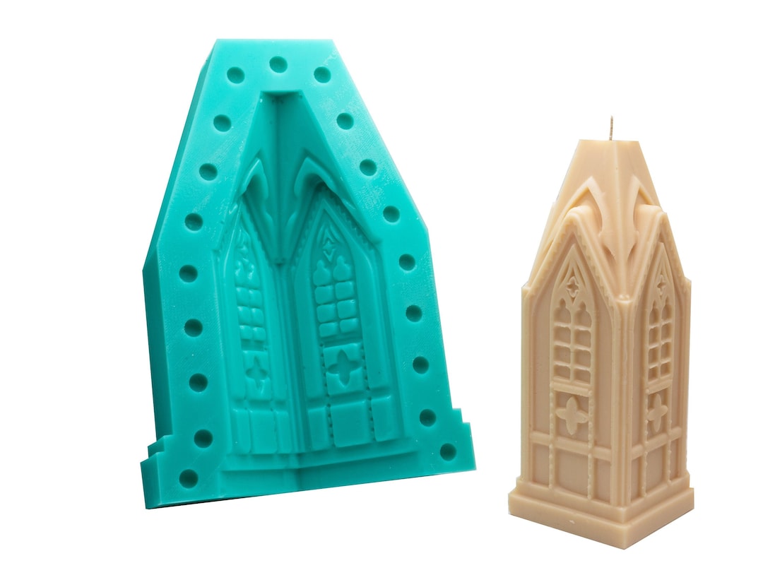 Architectural/cathedral Candle Mold - Etsy