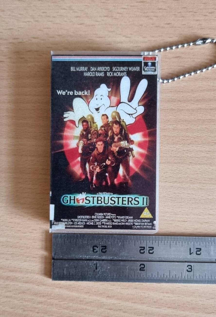 Ghostbusters and Ghostbusters 2 VHS Keyring Set - Etsy