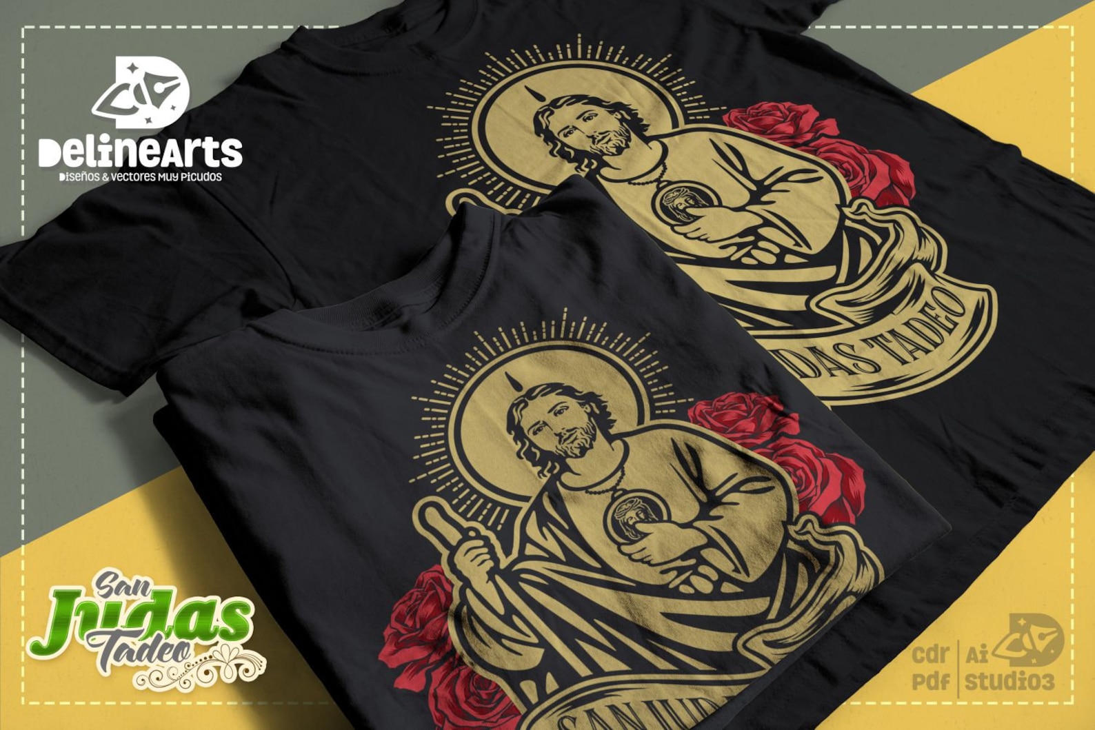 Vector Saint Jude Thaddeus svg Cdr Ai Pdf and Studio3 - Etsy Canada