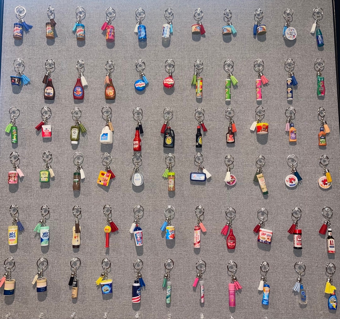 Mini FOOD Keychains - Etsy