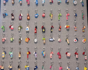 Spaghetti Keychain // Polymer Clay Food // Clay Keychain, Novelty ...