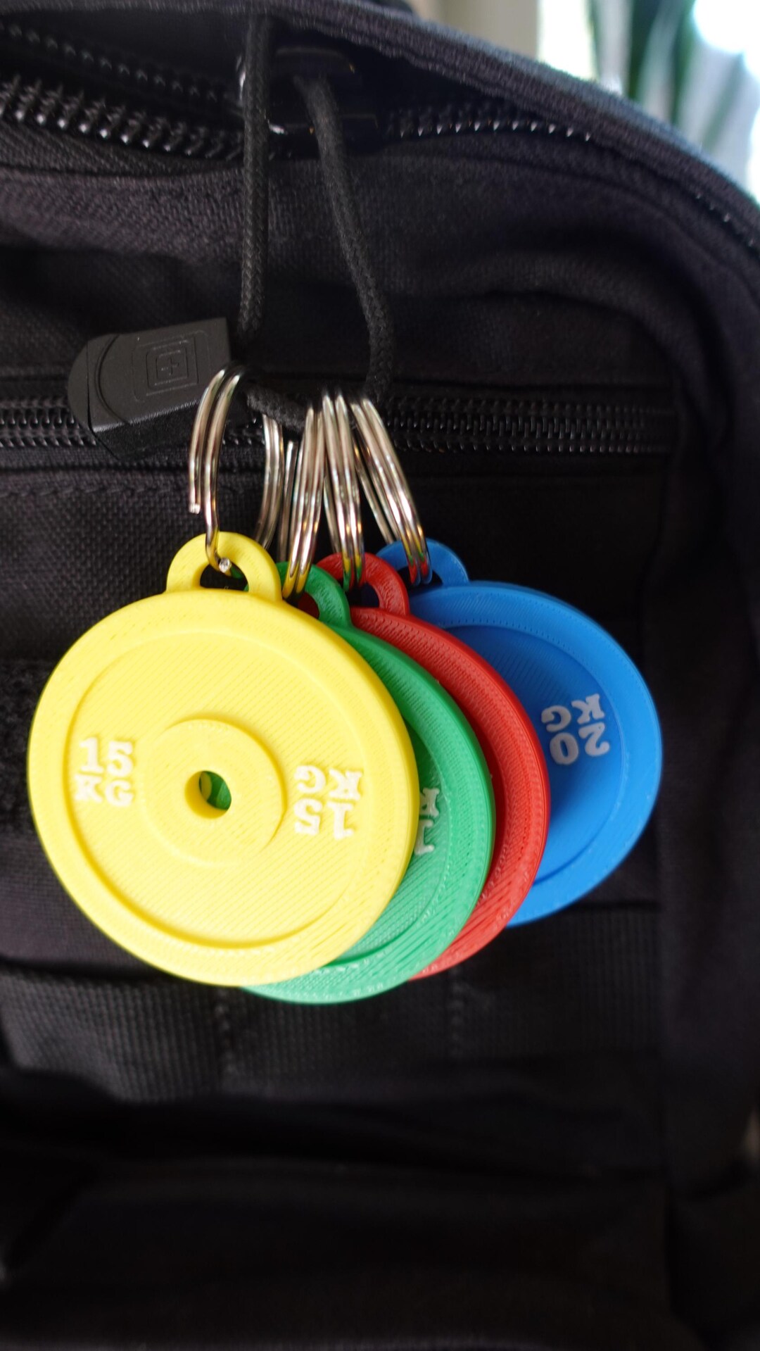 Mini Weight Plate Keychain - 3D Printed Weight - Gym Gift - Etsy