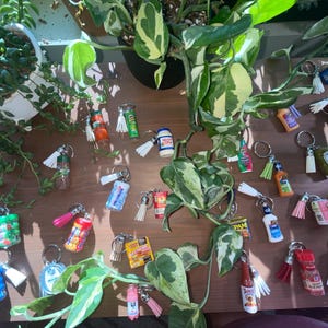 Mini FOOD Keychains - Etsy