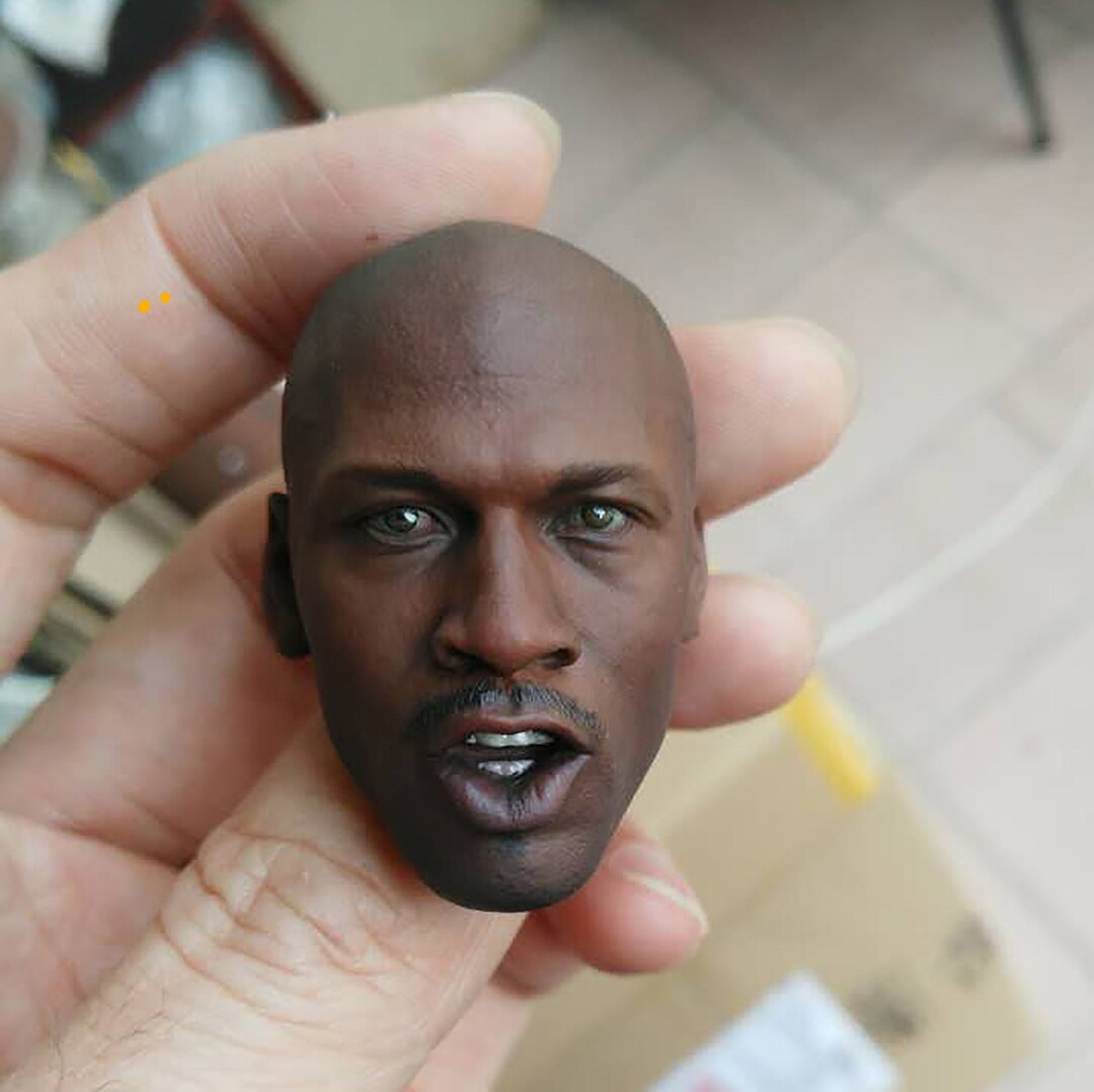 Custom 1/6 NBA Chicago Bulls Michael Jordan Head Sculpt - Etsy