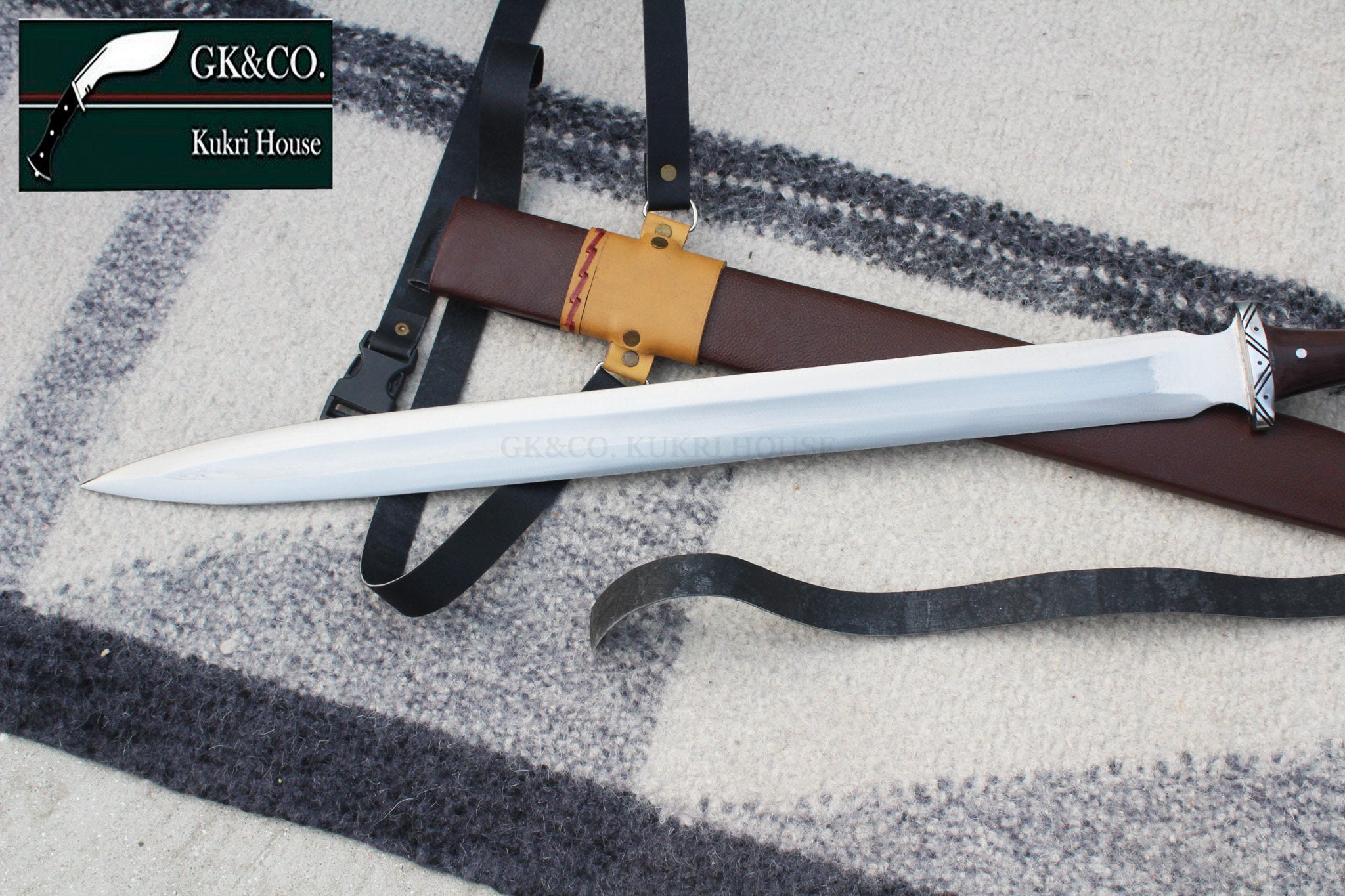 Hand Forged Viking Sword: 24-inch Full Tang Tempered Steel Blade - Etsy