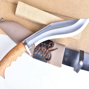Handmade 10-inch Gurkha Kukri Knife: Full Tang Carbon Steel Blade - Etsy