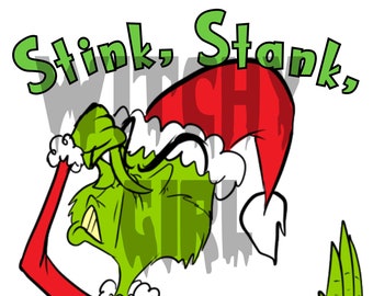 Grinch Stink Stank Stunk - Etsy