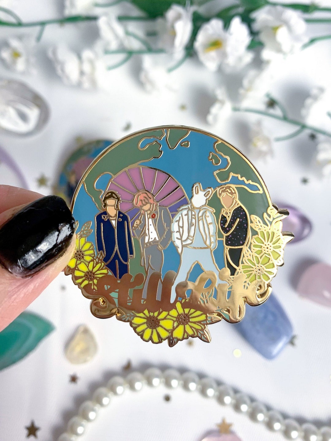 Big Bang Still Life Enamel Pin Kpop Enamel Pin Kpop Boyband Enamel Pin ...