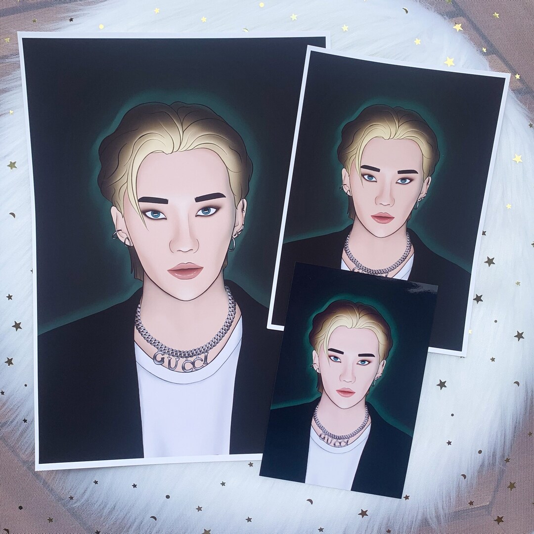 Stray Kids Hyunjin Art Print Matte A5, Glossy 10x15, Poster, Wall Art, Stray Kids Gift, Kpop ...