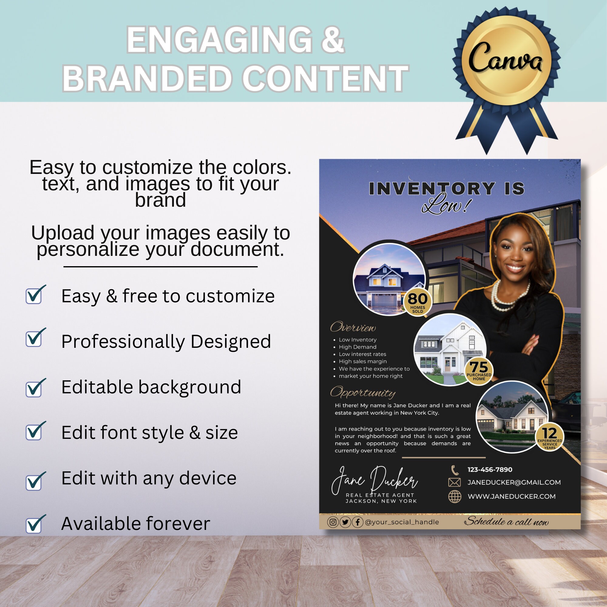 Real Estate Low Inventory Flyer, Real Estate Marketing, Real Estate ...