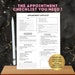 Notary Appointment Checklist Form, Notary Public Form Signing Agent ...