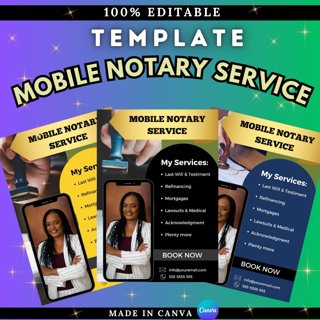 Modèle de dépliant de notaire mobile dépliant de marketing de - Etsy France