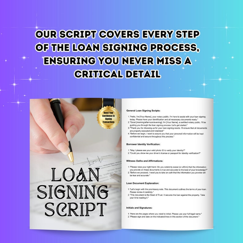 Loan Signing Agents Scripts, 80+ Scripts for Loan Signing Agents to Use ... Loan Signing Agents Scripts, 80+ Scripts for Loan Signing Agents to Use ...
