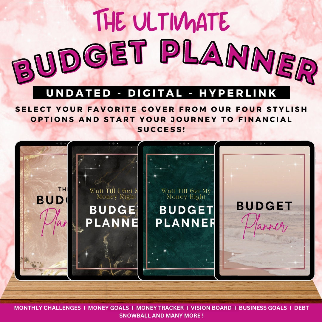 Digital Budget Planner, Finance Tracker, Finance Planner, Digital ...