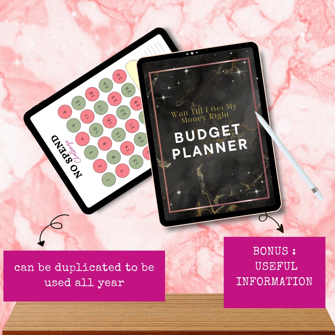 Digital Budget Planner, Finance Tracker, Finance Planner, Digital ...