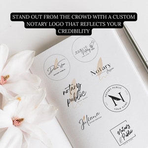 Notary Logo Bundle, Notary Public Logos, Notary, Notary Signing Agent ...