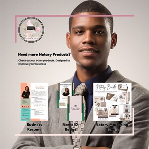 Notary Email Signature Template, Editable Notary Email Signature ...