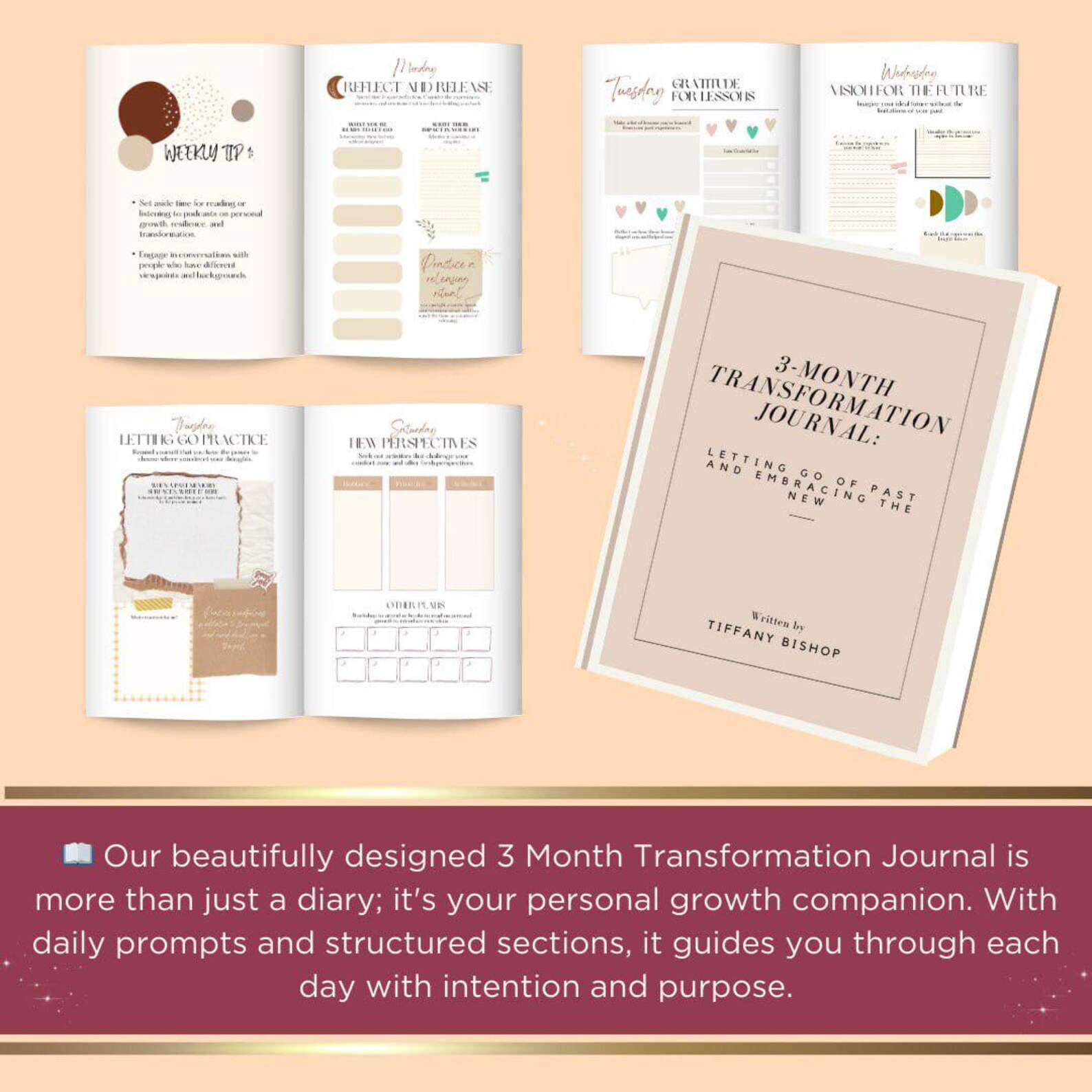 3 Months Transformation Journal, Digital Daily Journal, Digital Journal ...