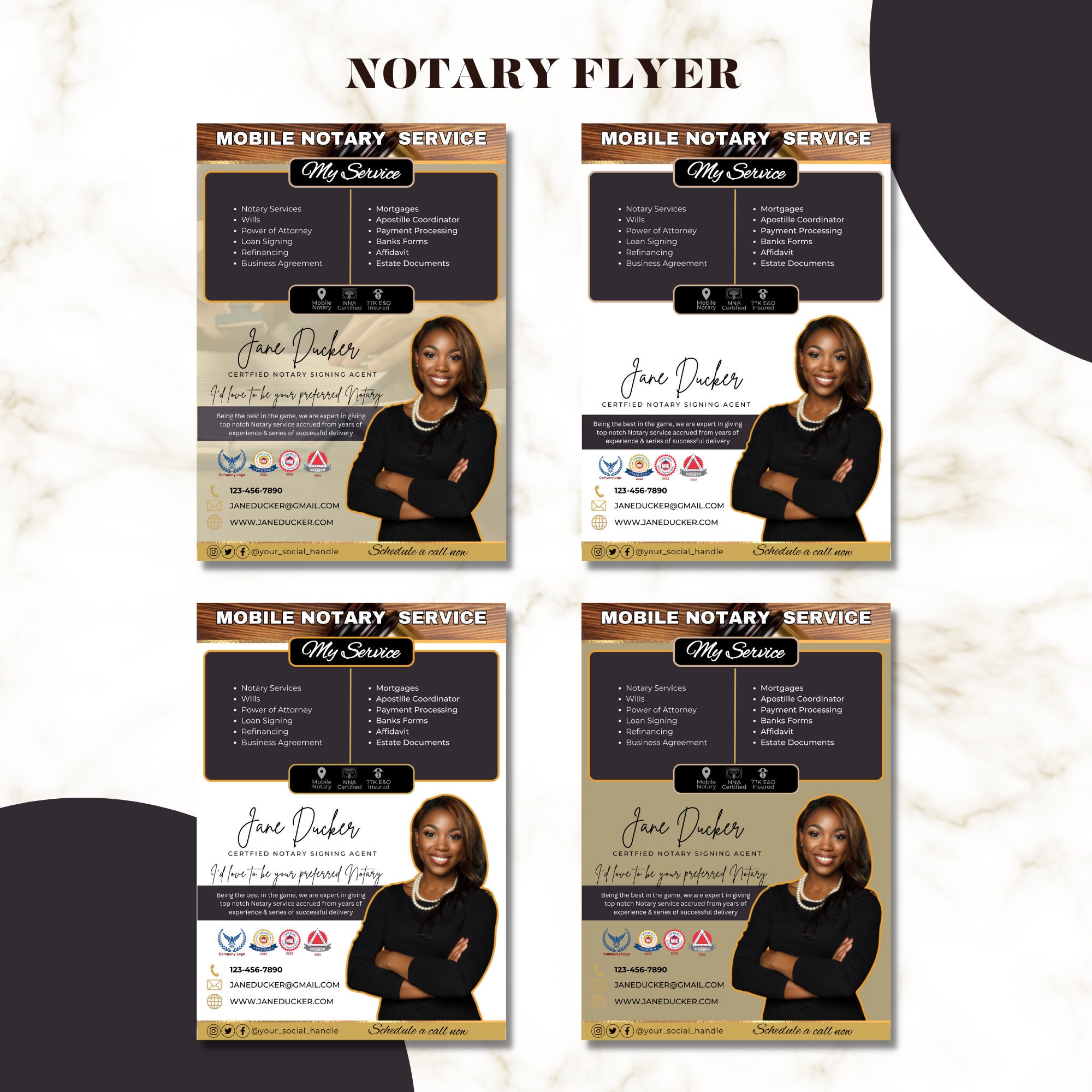 Notary Branding Kit, Notary Marketing Bundle, Notary Branding Bundle ...