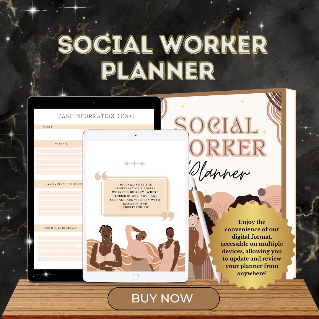 Social Worker Planner, Social Work Notebook, Social Worker Gift, Gift ...