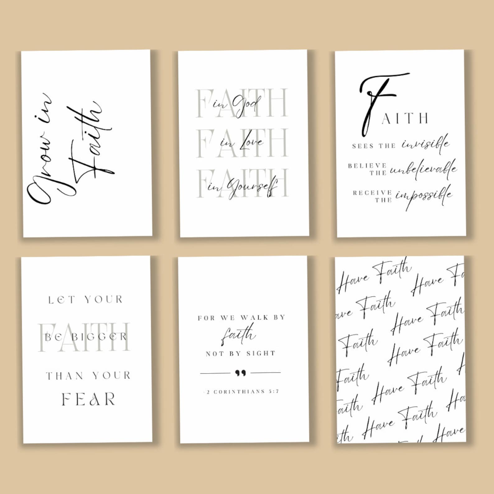Faith Dashboard, Printable Planner, Faith, Minimalist Dashboards ...