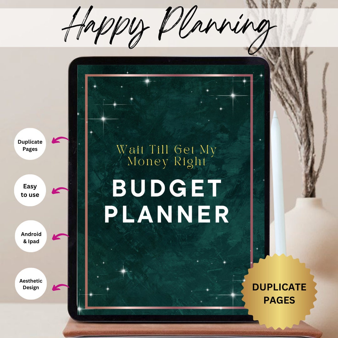 Digital Budget Planner, Finance Tracker, Finance Planner, Digital ...