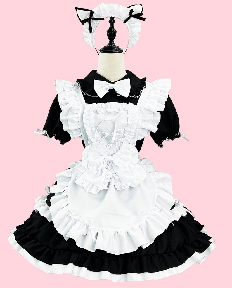 Japanese Cute Maid Clothing Luxurious Maid Clothing COSPLAY - Etsy