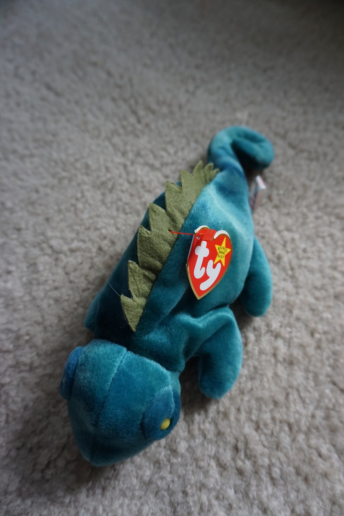 Lot of 5 ORIGINAL 1990s 2000s TY Beanie Babies Inch Worm, Batty Bat ...