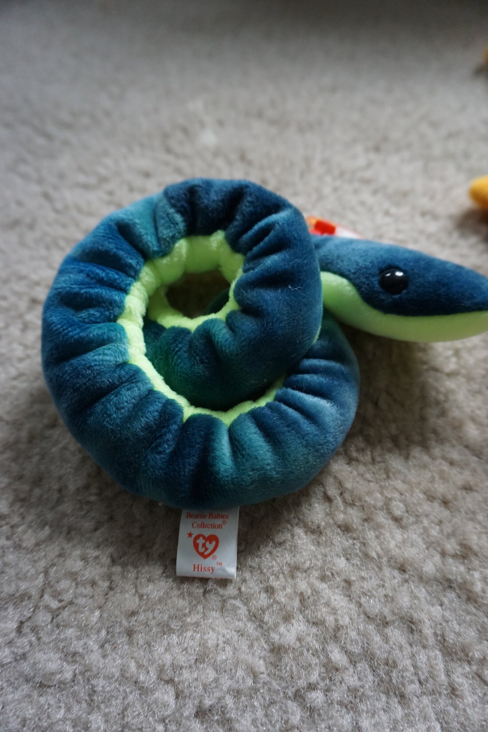 Lot of 5 ORIGINAL 1990s 2000s TY Beanie Babies Inch Worm, Batty Bat ...
