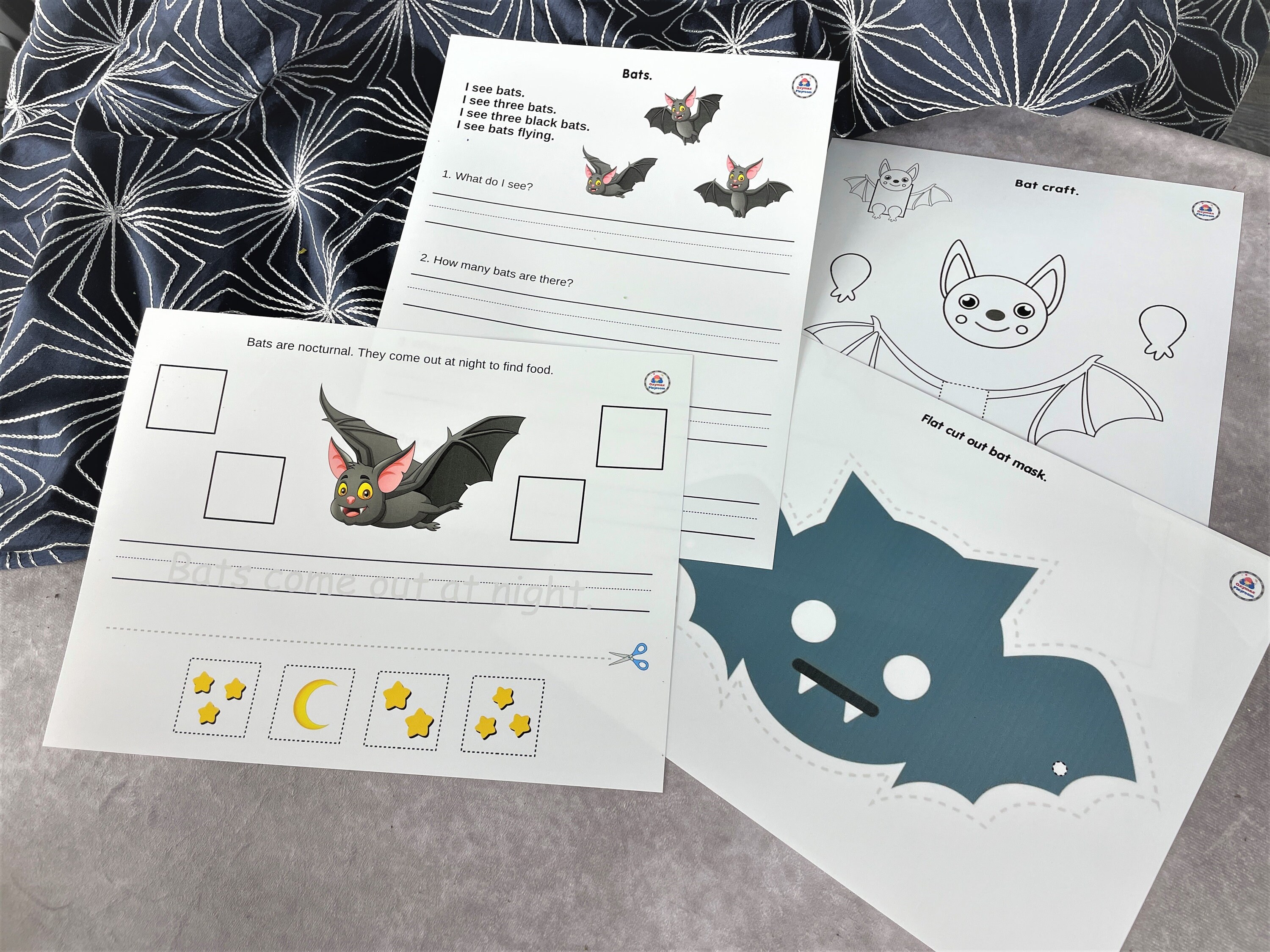 Activity Book for Kids : All About Bats. 20 Worksheets. - Etsy