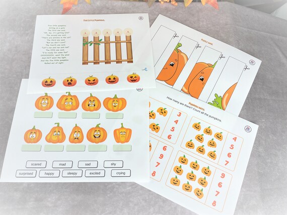 50 Pumpkin Patch Kids Activity Book - Etsy