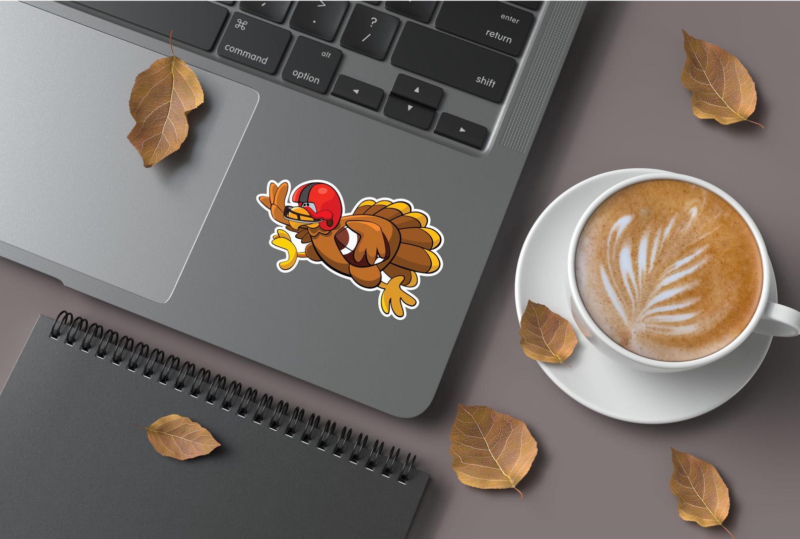Thanksgiving Football Turkey Vinyl Decal Sticker - Etsy