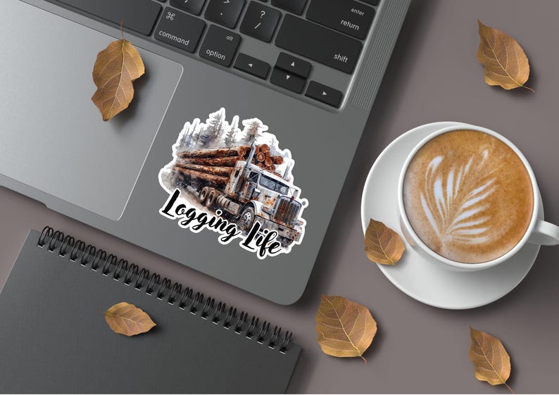 Logging Life Sticker: Trucker Vinyl Decal - Truckers Move America - Etsy