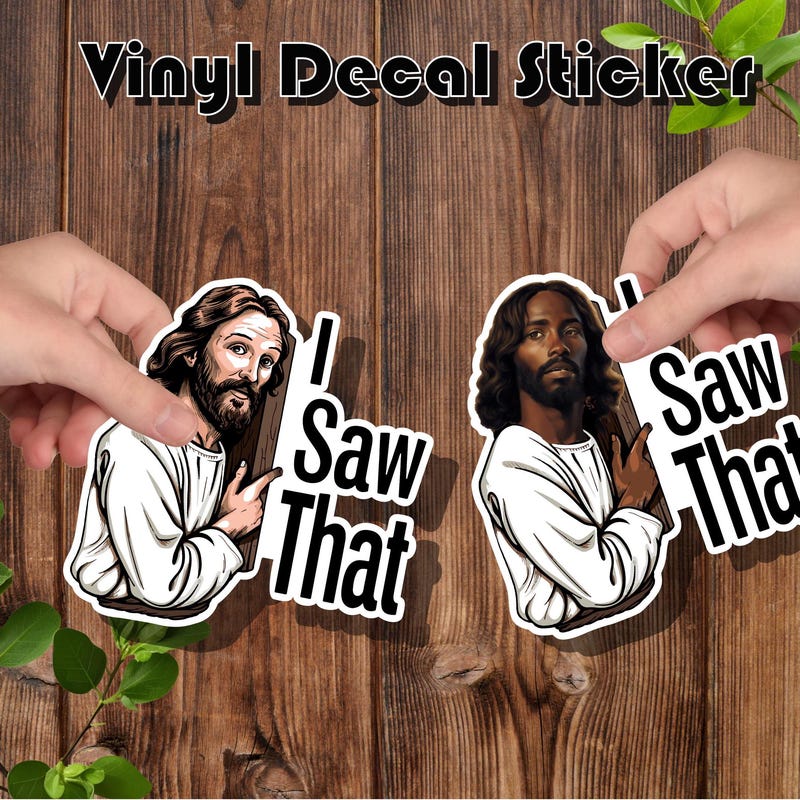 Jesus I Saw That Sticker - Etsy