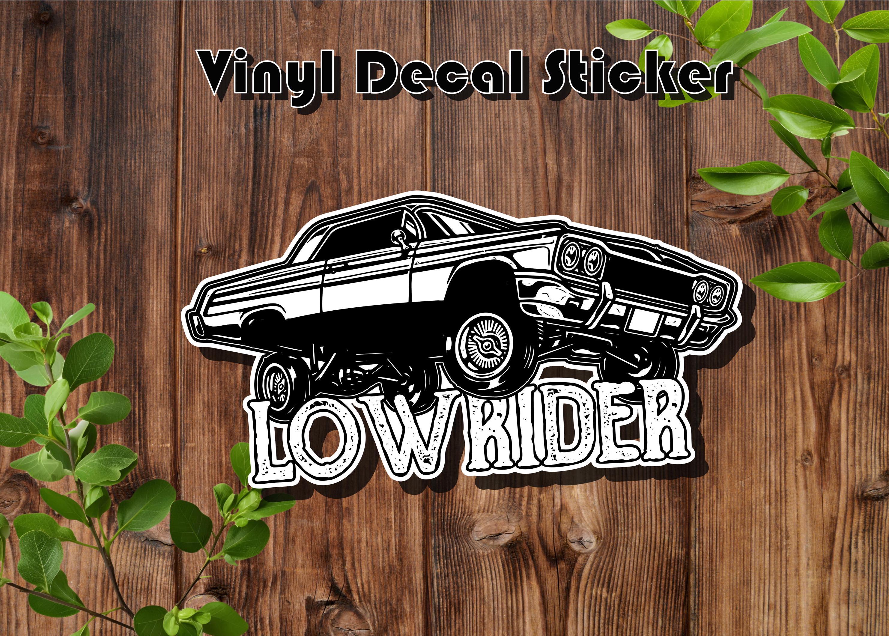 Lowrider Car Vinyl Decal Sticker - Classic Cruiser - Etsy