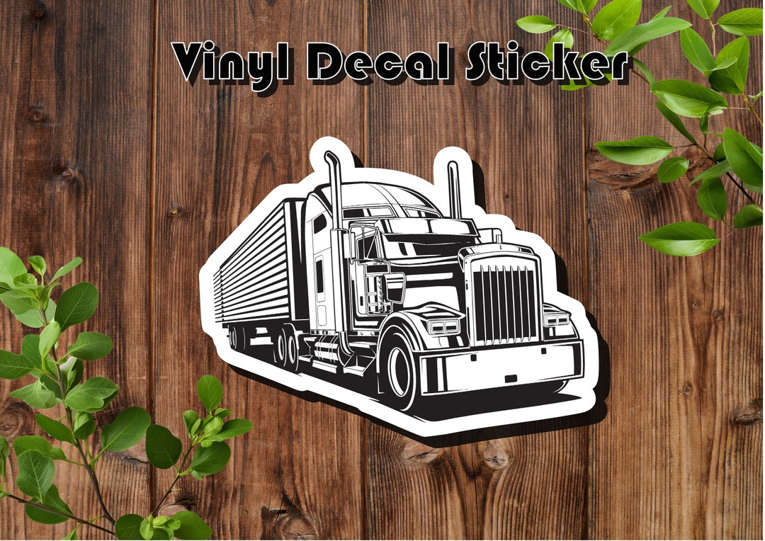 Truckers Move America 3.5 Vinyl Sticker Decal Semi Truck 18 Wheeler Trucking Semi Truck Trailer ...