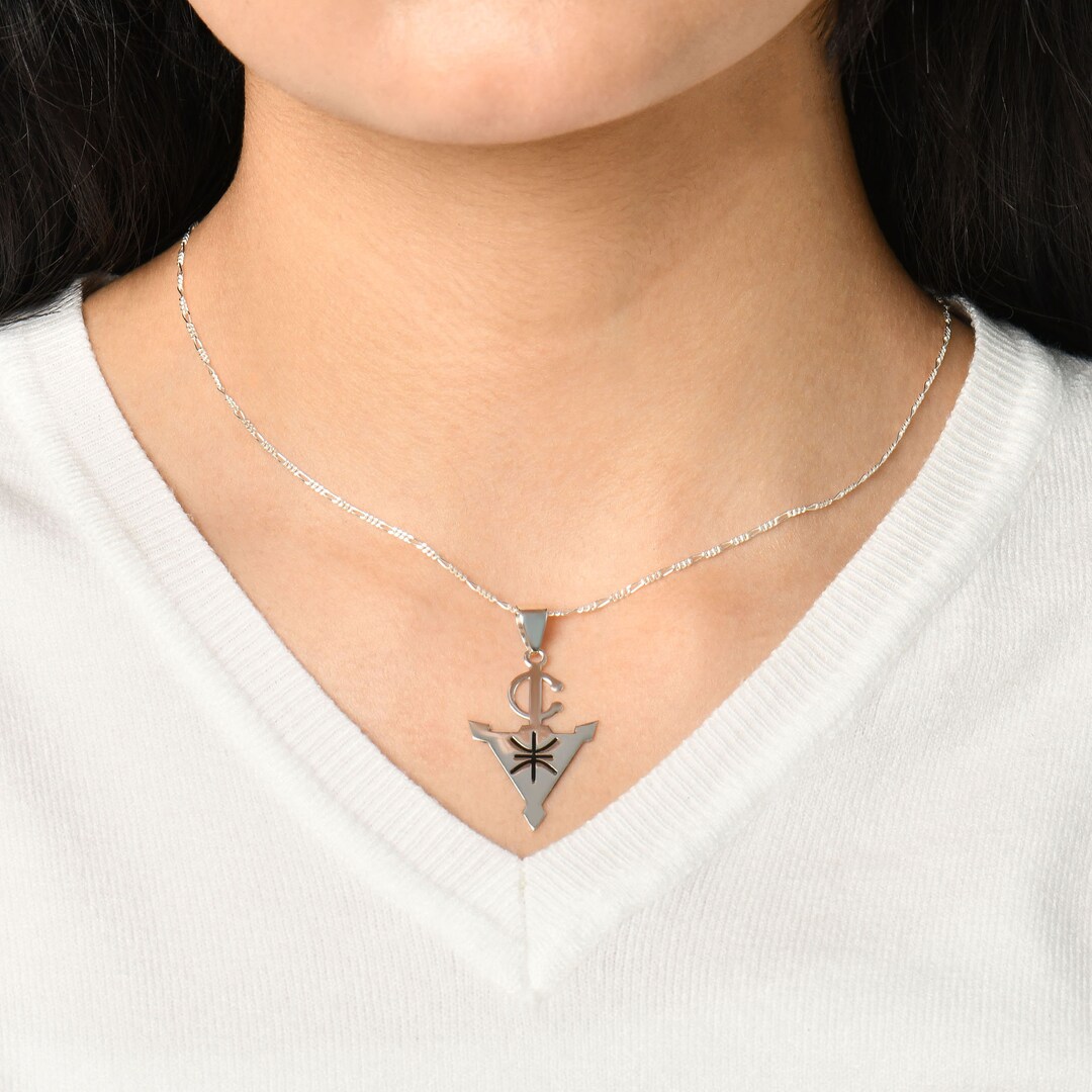 Tazerzit Tifinagh 925 Silver Necklace - Etsy