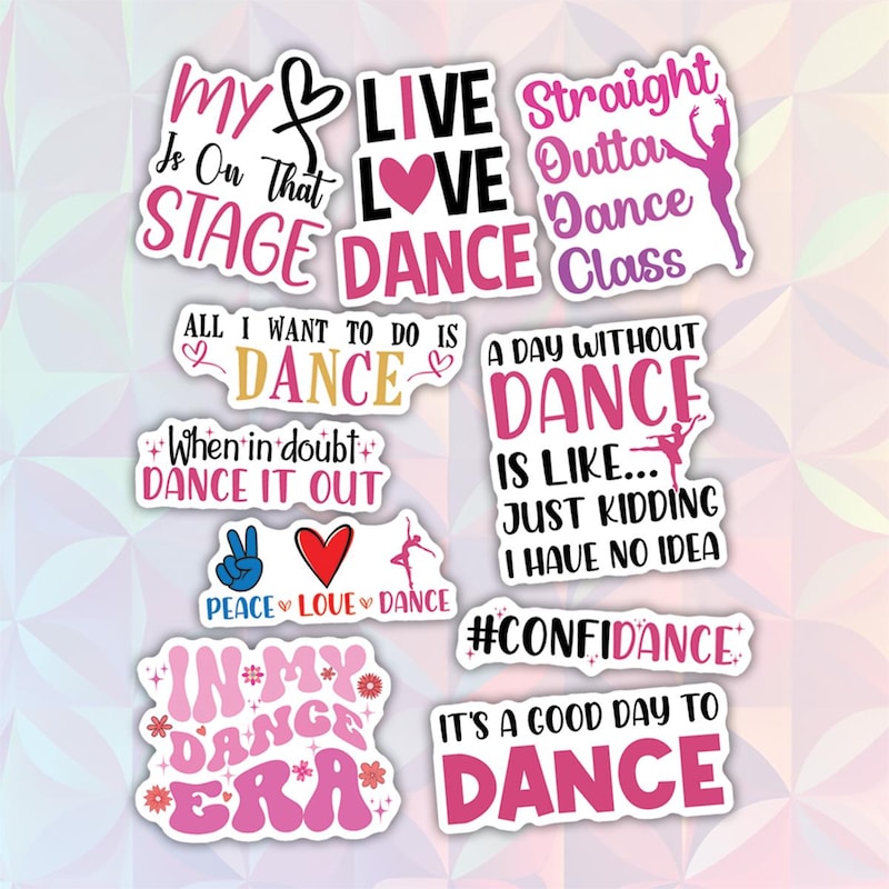 Dance Stickers - Etsy
