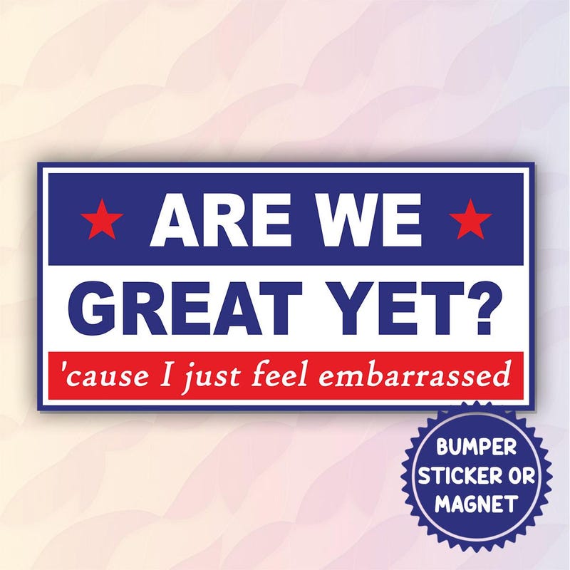 Political Bumper Magnetic - Etsy