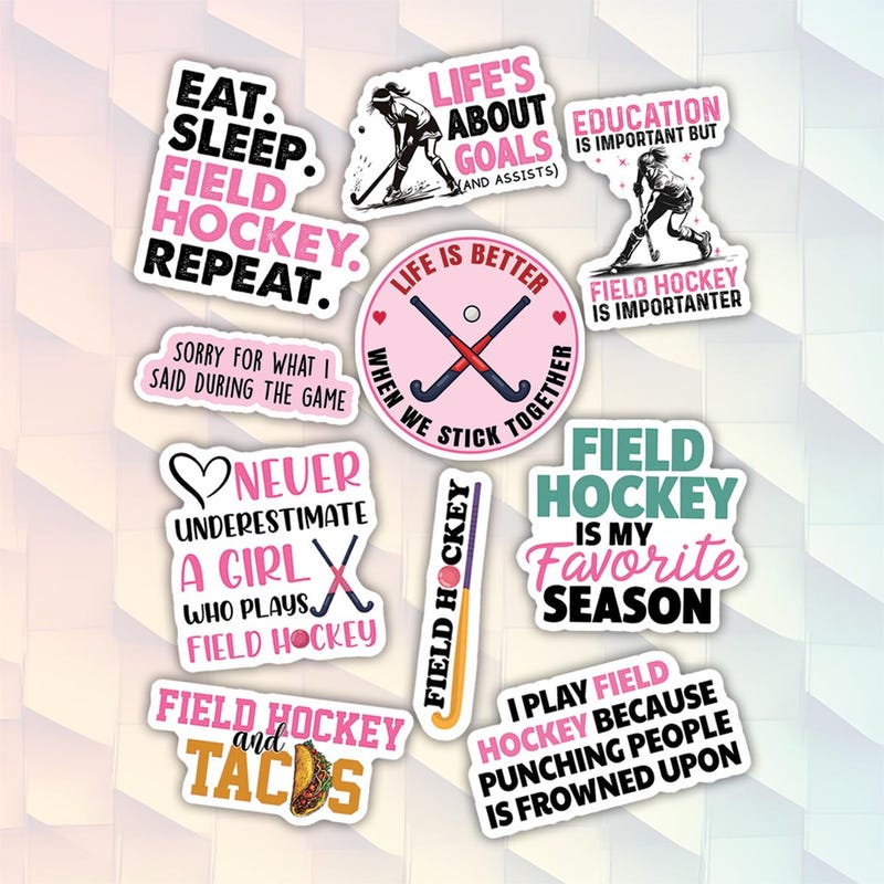 Hockey Stickers Funny - Etsy