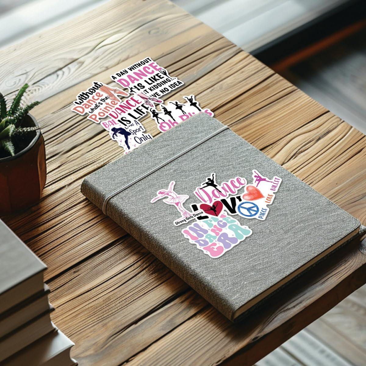10pcs Ballet Dance Stickers Pack, Ballerina Dance Stickers, Ballet Girl ...