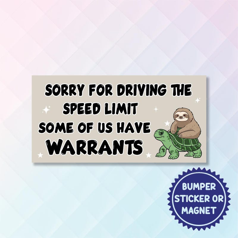 Funny Speed Sticker - Etsy