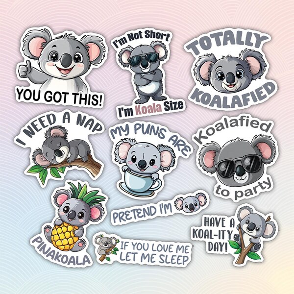 Koala Decal - Etsy