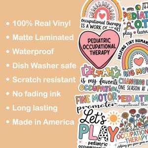 10pcs Pediatric Occupational Therapy Sticker Pack – Inspiring Kids ...