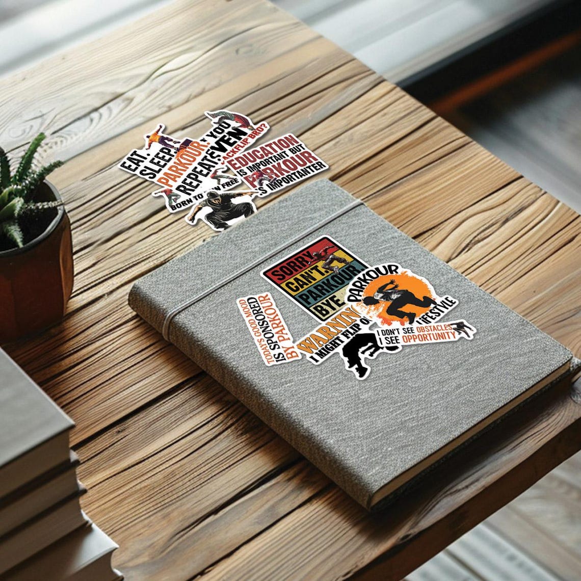 10pcs Parkour Stickers – Parkour Power, Parkour Flow, Legends, Move ...