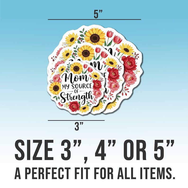 Mother’s Day Sticker – Love Mom, Mom Life, Mama Gift, Best Mom Ever ...