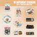 10pcs Librarian Stickers Pack, Library Life Stickers, Librarian Power ...