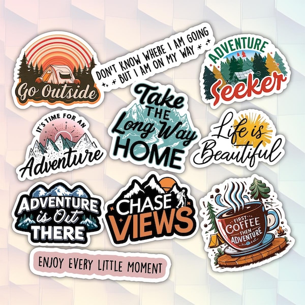 Adventure Sticker - Etsy