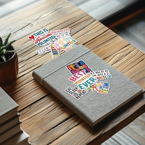 10pcs Volunteer Sticker Pack, Volunteer Spirit, Spread Kindness ...